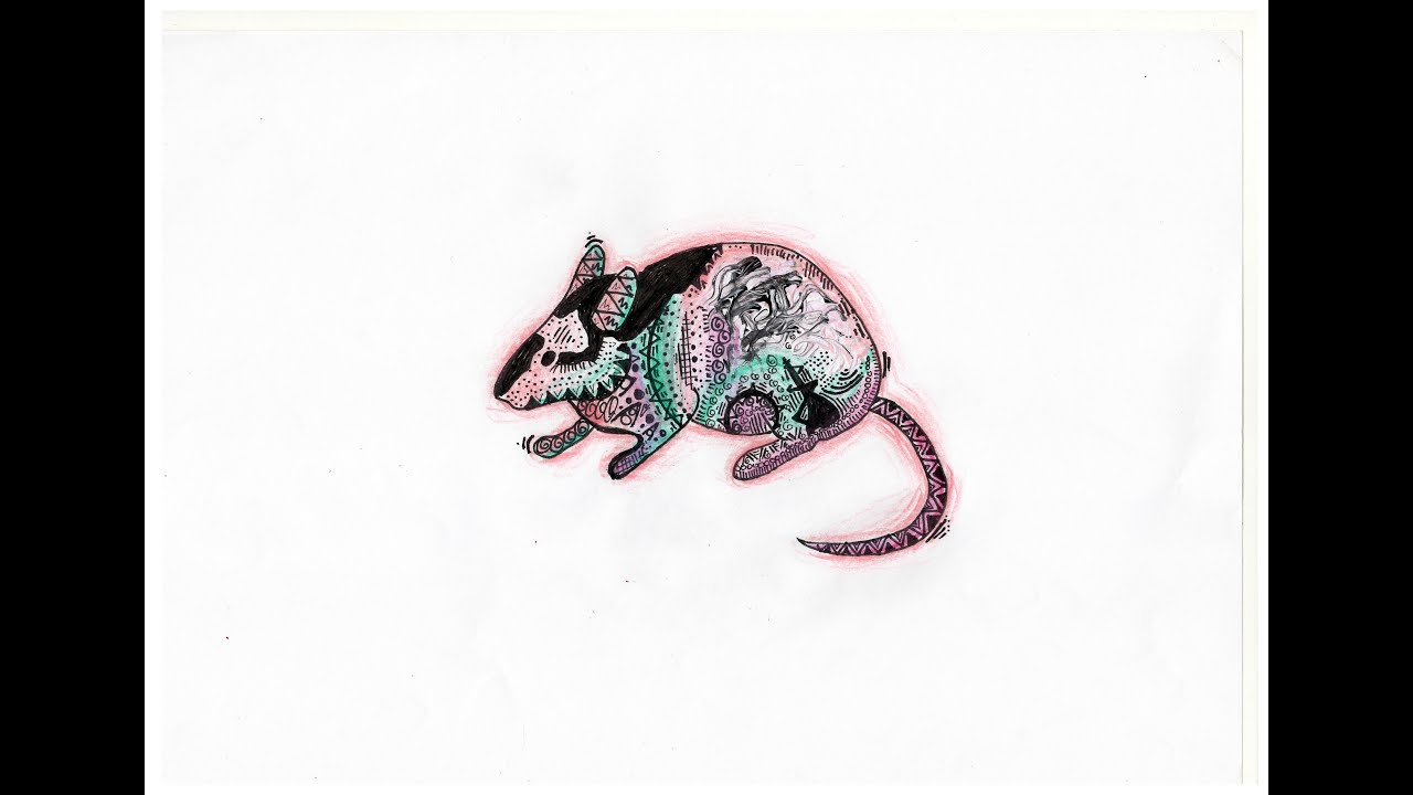 Lets paint a REAL RAT #103 | LONG | 𝐓𝐚𝐧𝐠𝐥𝐞 | 𝐥𝐢𝐨𝐧_𝐚𝐫𝐭_𝐝𝐨𝐨𝐝𝐥𝐞 - YouTube