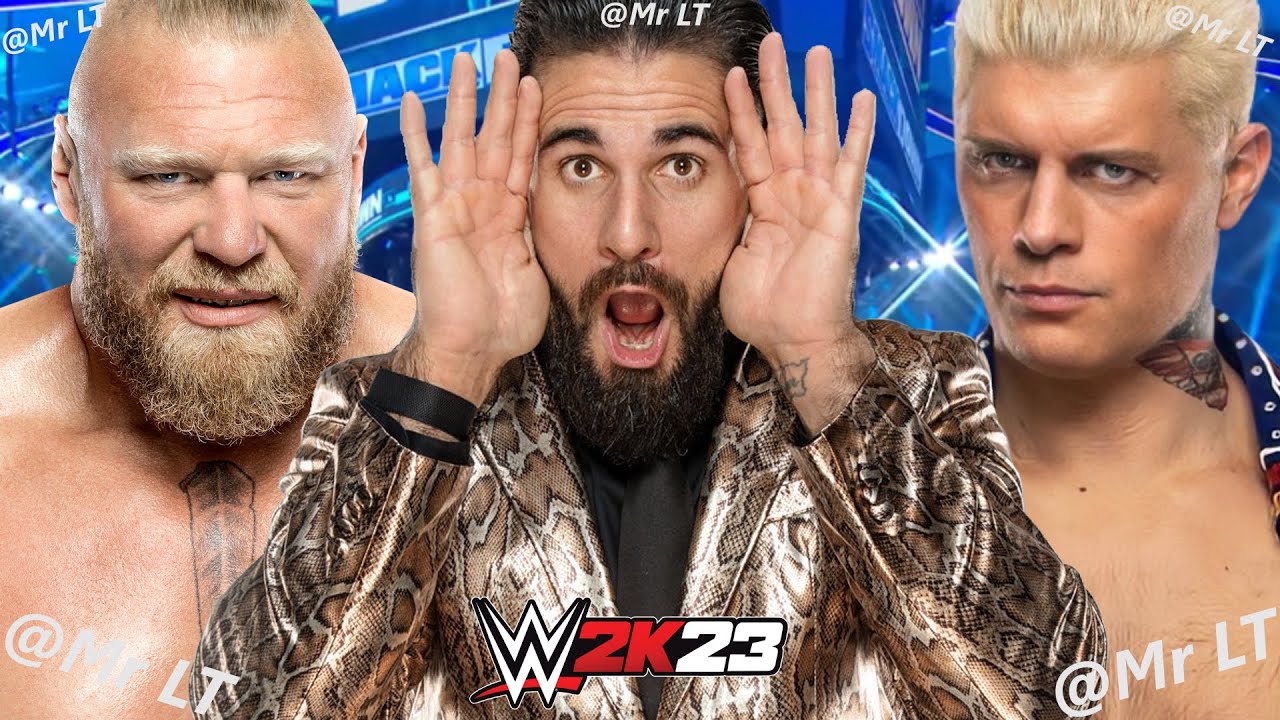 SETH ROLLINS vs CODY RHODES vs BROCK LESNAR | WWE 2K23 - YouTube