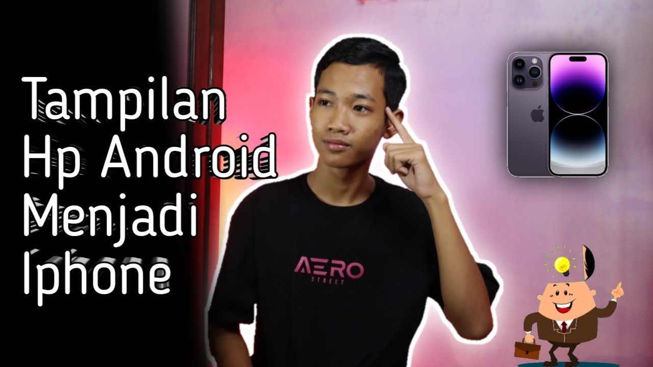 CARA MEMBUAT TAMPILAN HP ANDROID MENJADI IPHONE!!! - YouTube