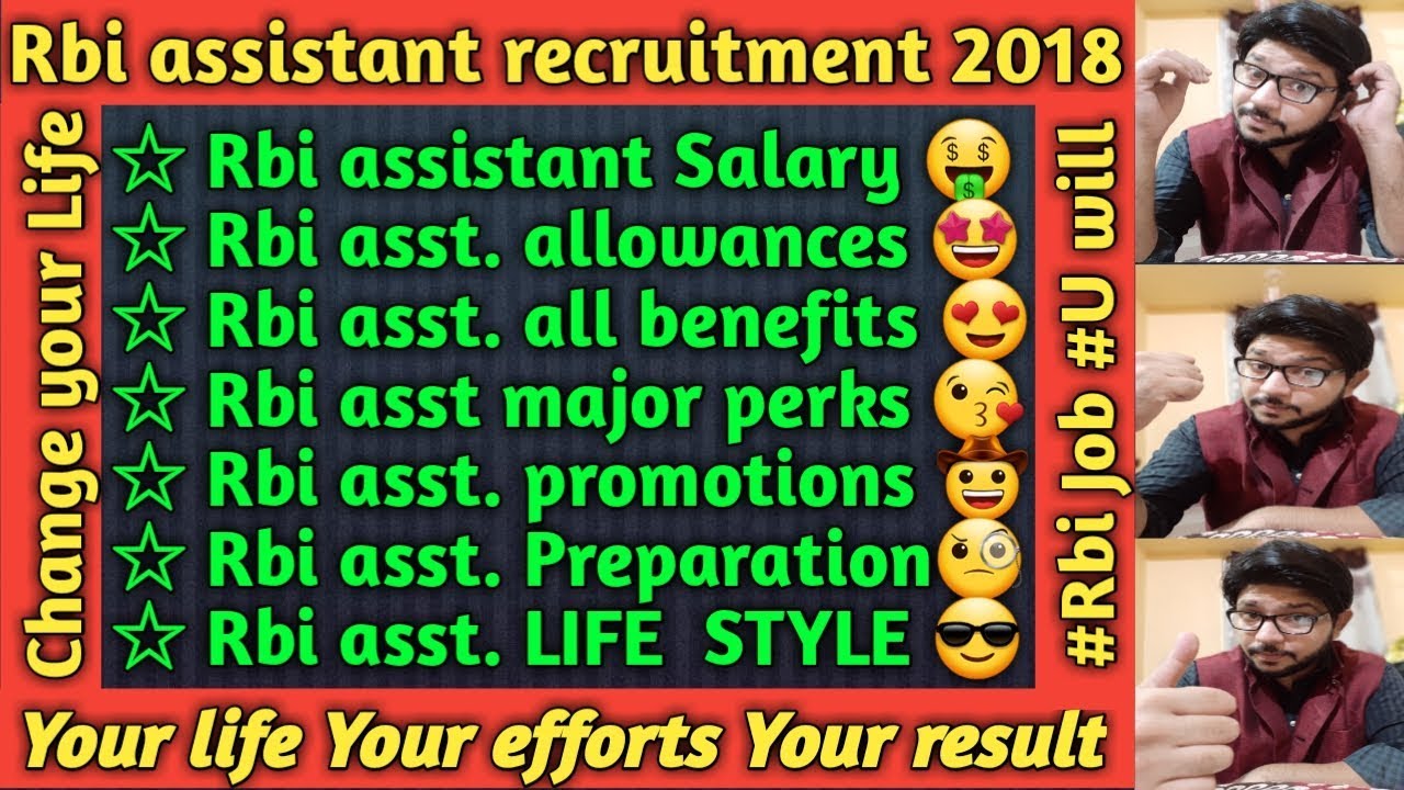 How is rbi assistant job | Career in RBI | Rbi assistant recruitment ...