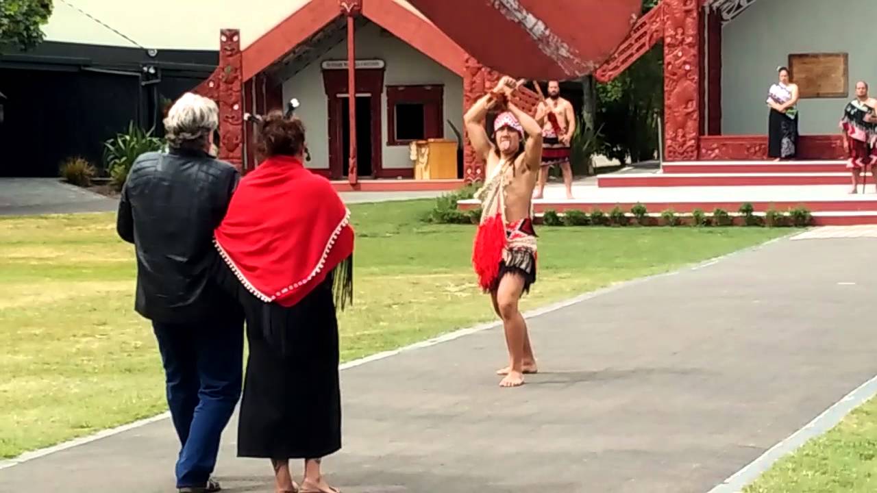 Powhiri Process (ceremonial welcome) - YouTube