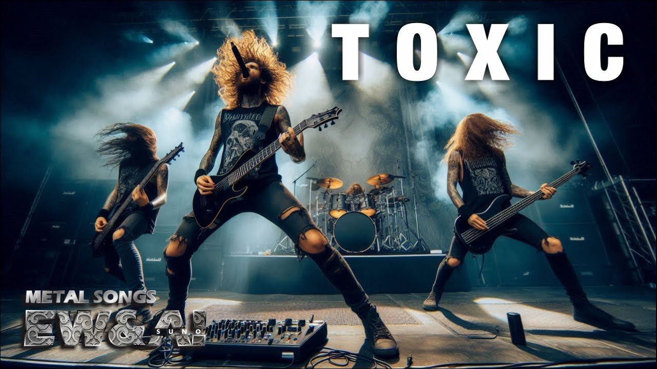 TOXIC [Official Lyric Video] LAGU ROCK METAL ENAK DI DENGAR KARYA EW ...