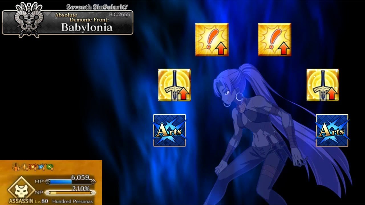 Casual Play: Hassan of the Hundred Personas Solo [Fate/Grand Order NA ...