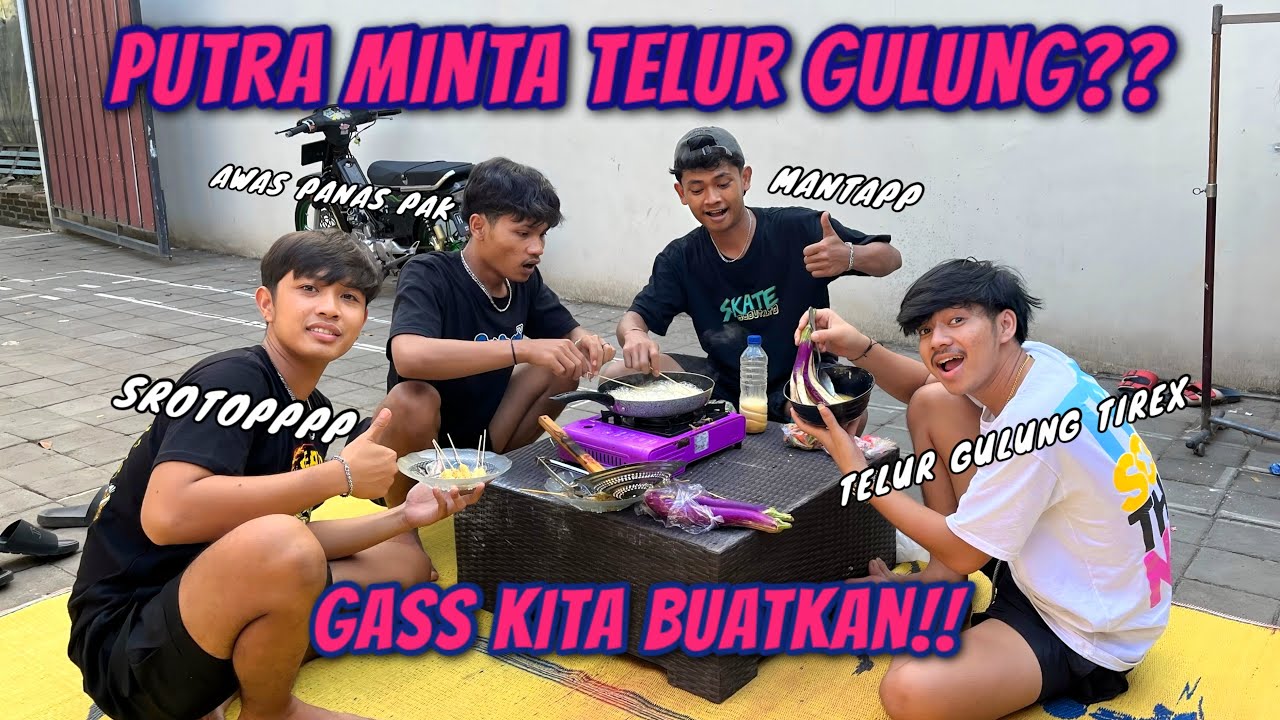 PUTRA TIDAK DI BELIIN HAMSTER !! sebagai ganti minta di bikinin telur ...
