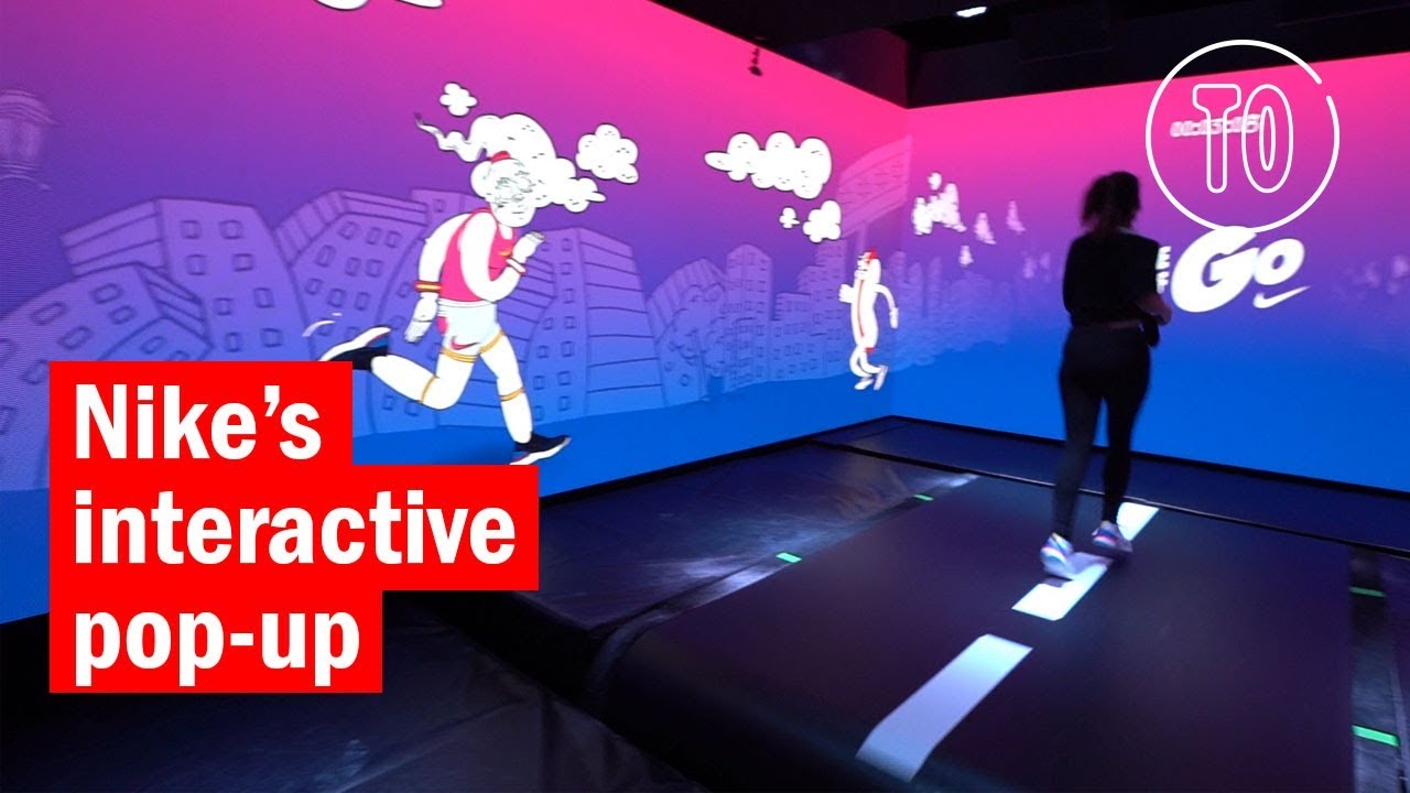 Take Nike's latest shoe for a spin at this pop-up experience - YouTube