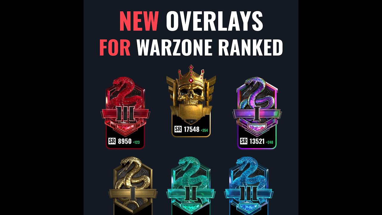 COMO poner OVERLAY ranked EN OBS STUDIO #rankedwarzone #overlayobs # ...