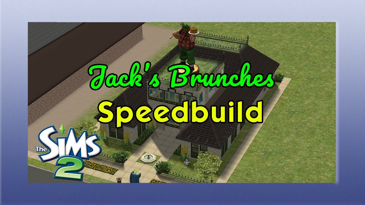 🍽️ The Sims 2 Restaurant Speed Build | Jack's Brunches [Vanilla/No CC ...