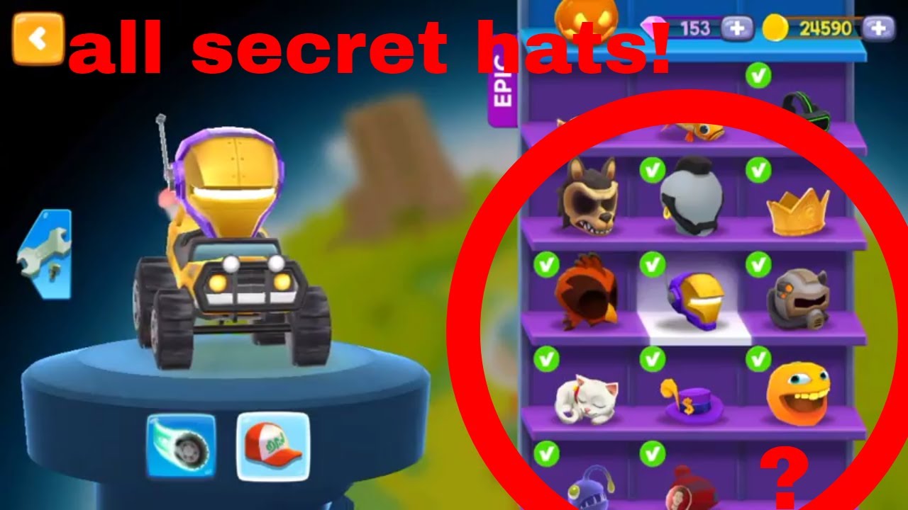 Big bang racing all hats and secret hats ! big bang racing hat showcase ...