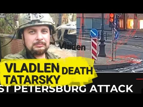 St.Petersburg Explosion - Vladlen Tatarsky Death - YouTube