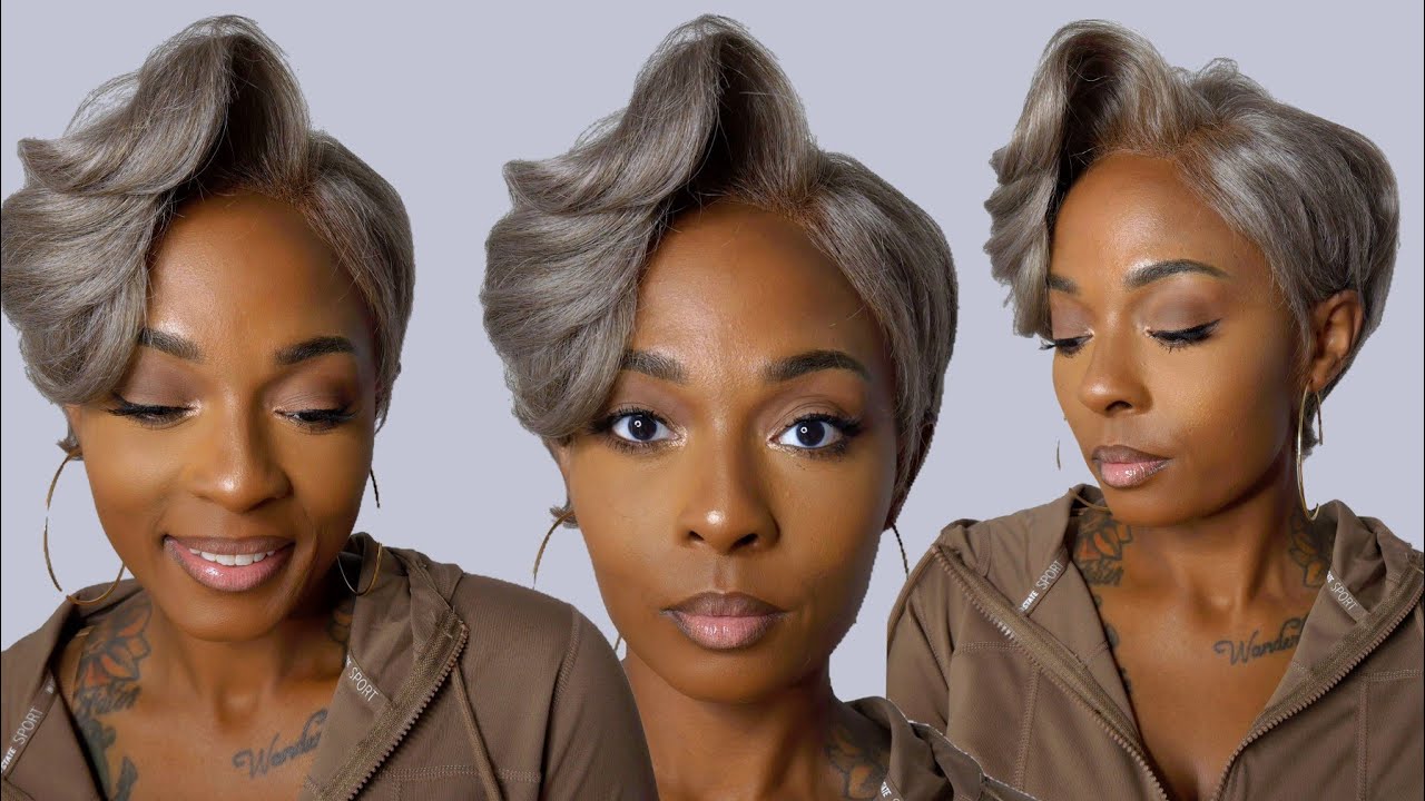 My Favorite Short Auntie Wig Outre Perfect Hairline Swoop Series 13"x 4 ...