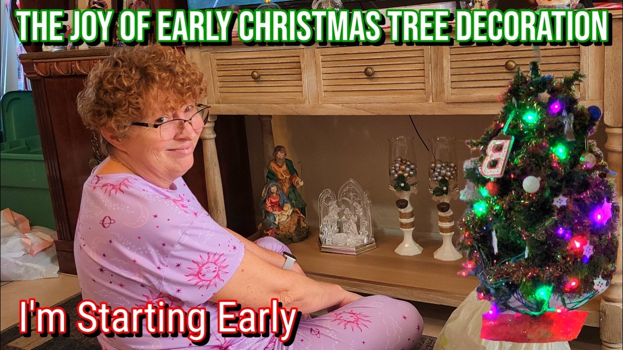 EMBRACING THE SPIRIT OF CHRISTMAS🎄EARLY TREE DECORATING - YouTube