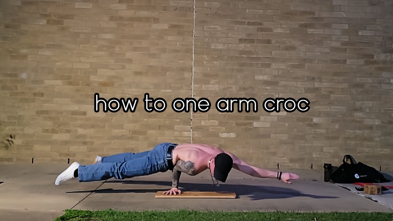 how to one arm croc - YouTube