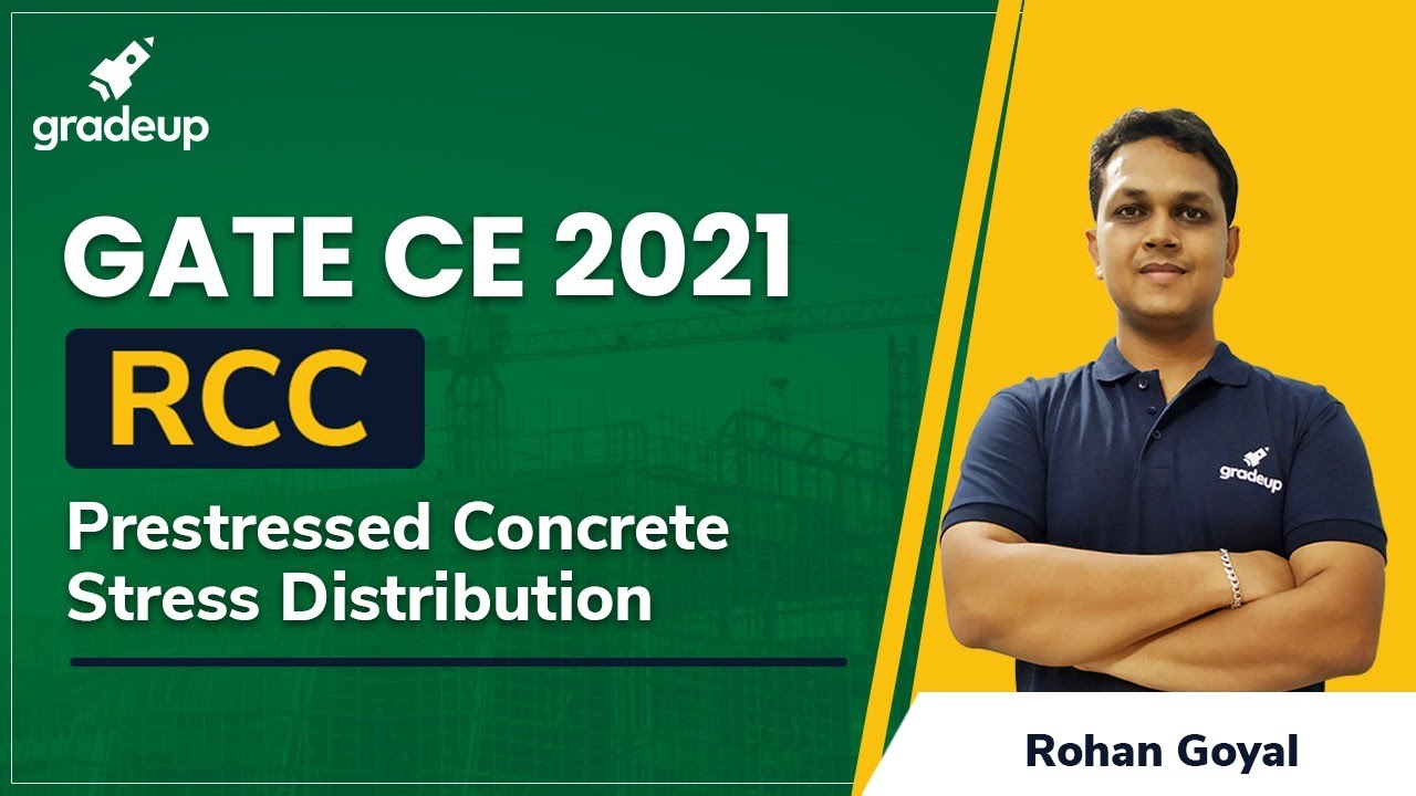 Prestressed Concrete Stress Distribution | RCC | GATE 2021 | Rohan Sir ...