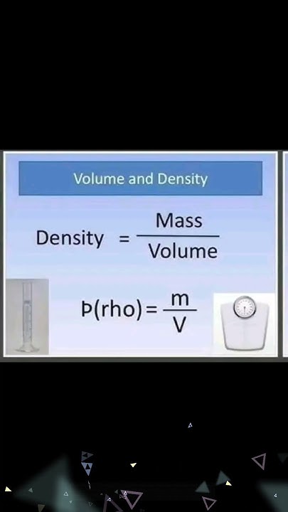 Relationship between density, mass and volume | basic civil engineering ...