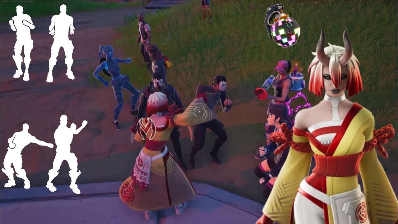 *Rare* DaBaby & Travis emotes return + Emote Battles in Party Royale ...