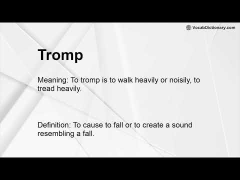 Tromp Meaning - YouTube