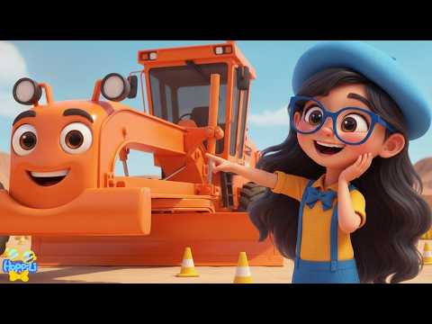 Ben Bir Greyderim 🚜 | Greyder Şarkısı | İş Makinası | 2-4 Yaş Çocuk Şarkısı