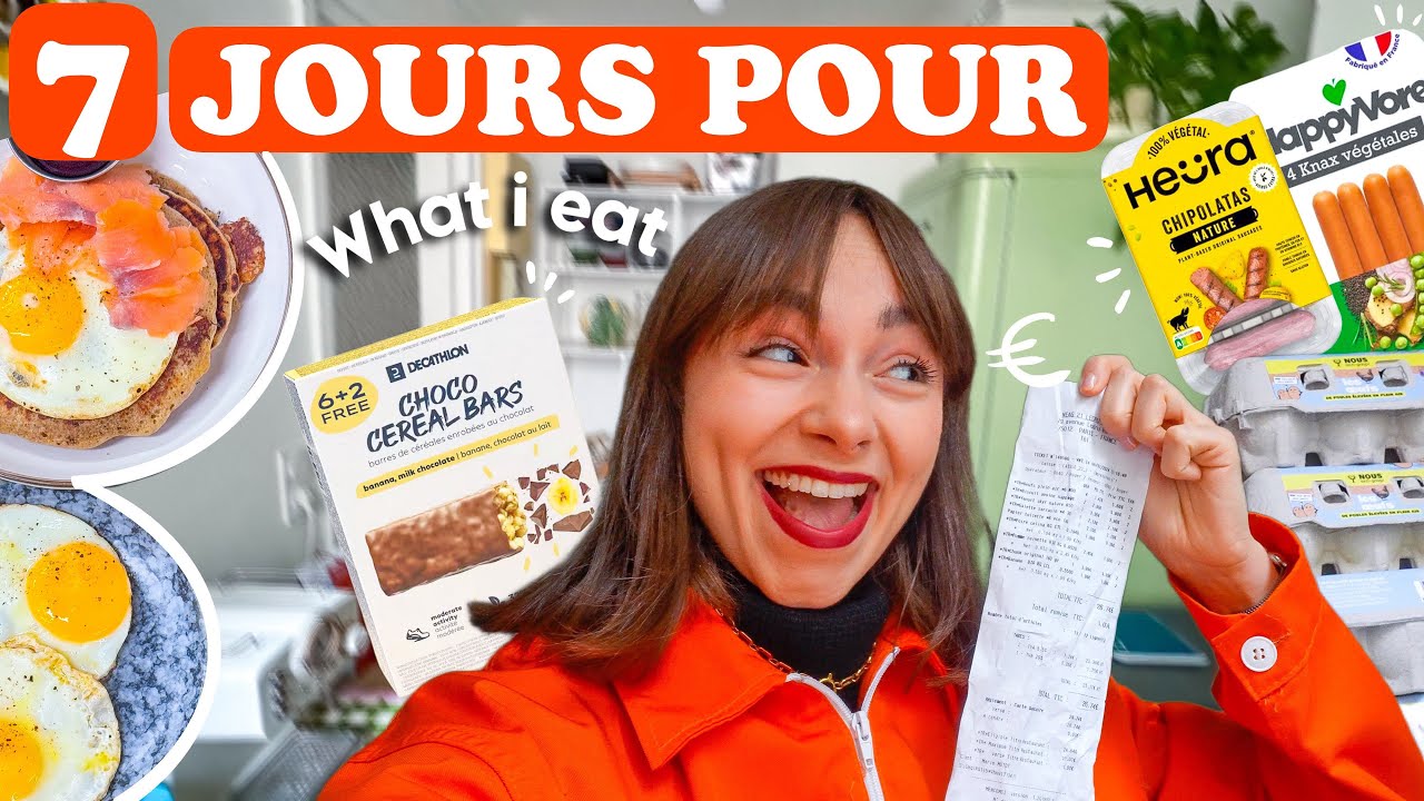 7 JOURS POUR : Haul courses, Repas de flemme (petits prix) + Adresses ...