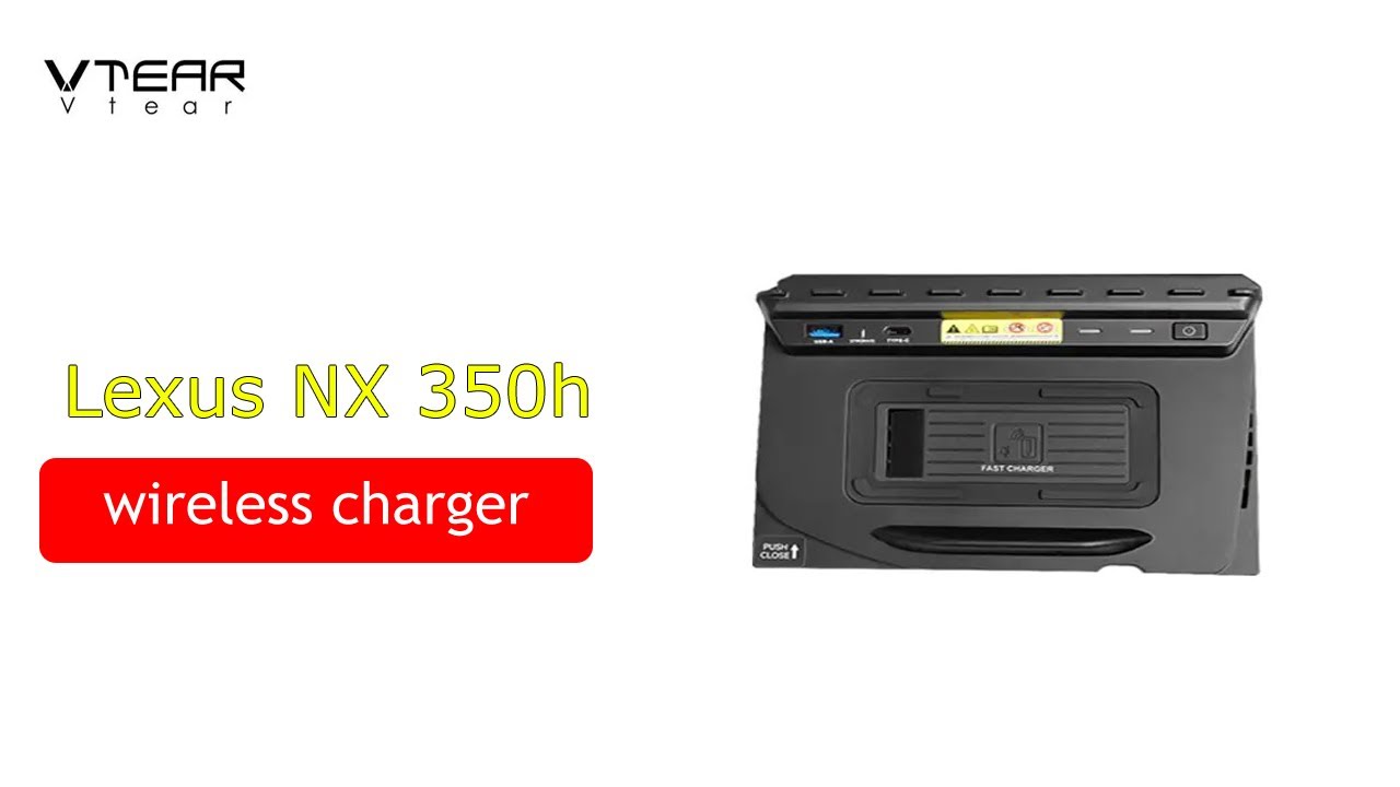 Car Qi Wireless Charger For Lexus NX 350h 2022 2023 Accessories 15w ...