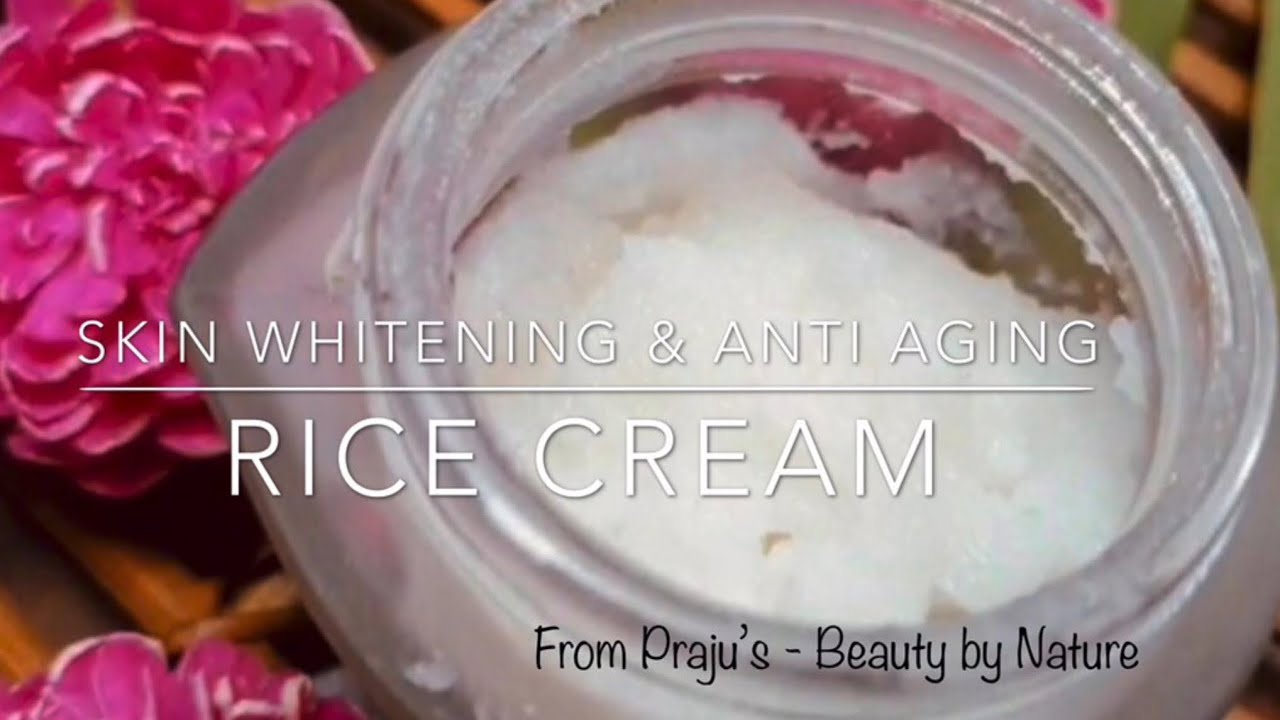 Rice cream | Beautiful anti-aging skin whitening secret | Korean skin ...
