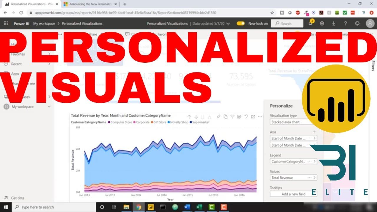 Power BI - Personalized Visuals - YouTube