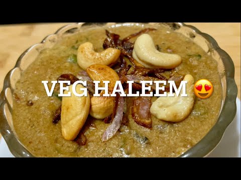 Healthy and tasty Veg HALEEM ready to taste 😍😋 - YouTube