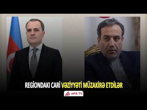 Ceyhun Bayramov Abbas Əraqçi ilə telefonla danışdı | APA TV