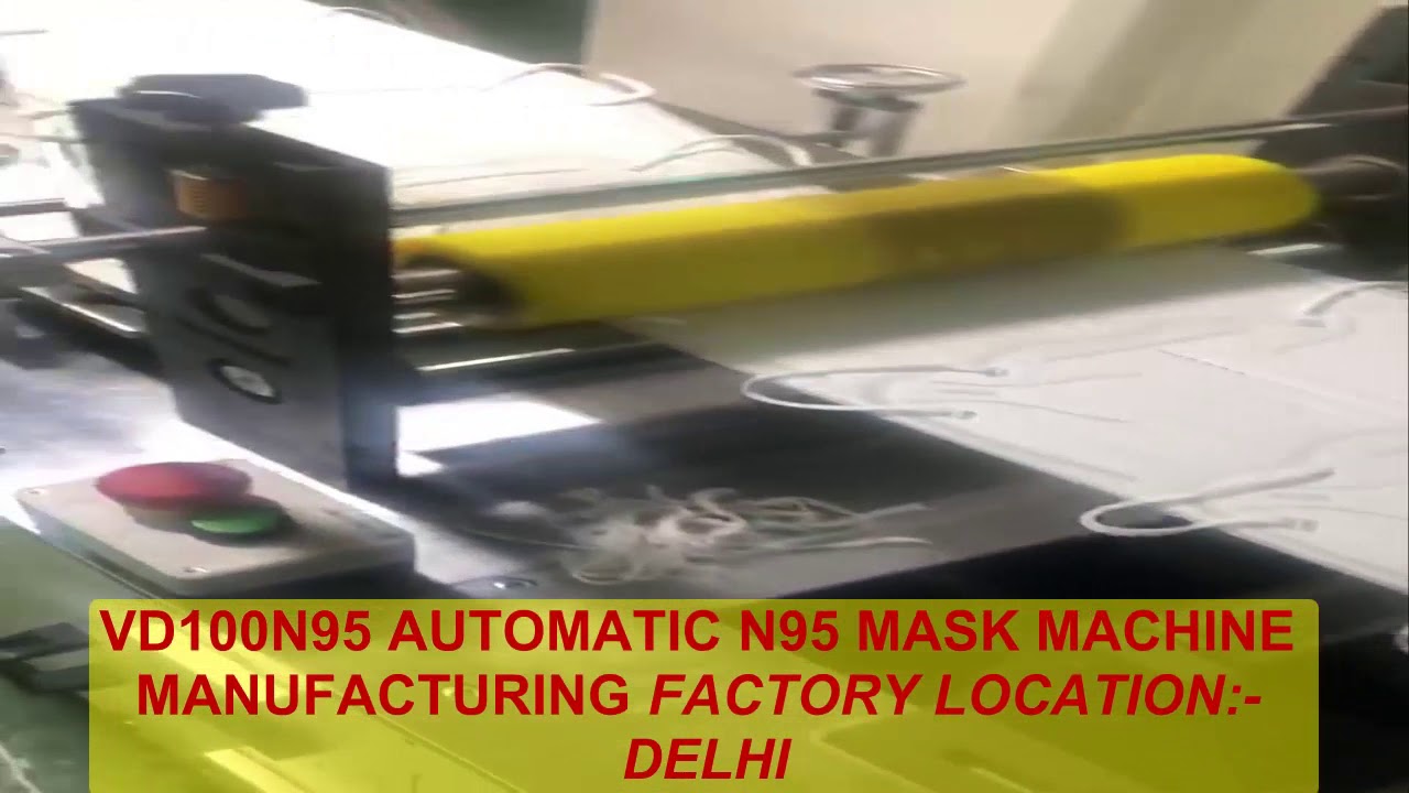 AUTOMATIC N95 MASK MACHINE COMPLETE PROCESS - YouTube