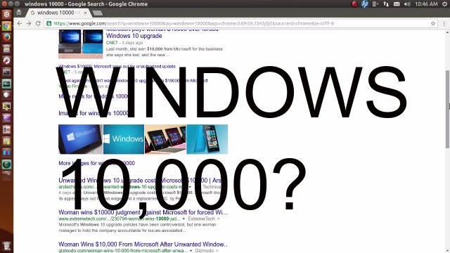 Windows 10,000 ? - YouTube