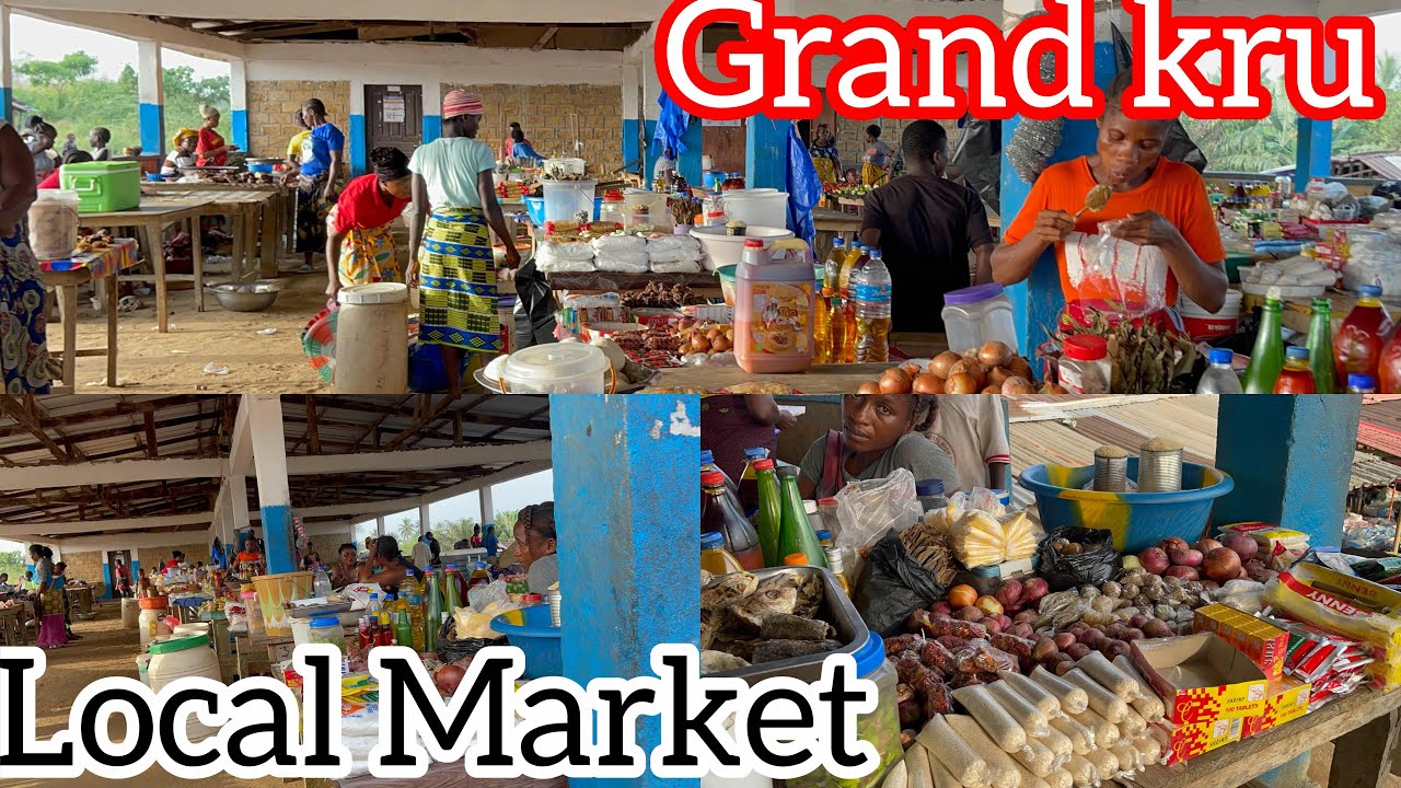 Visiting a local market in Grand Kru county Barclayville and this ...