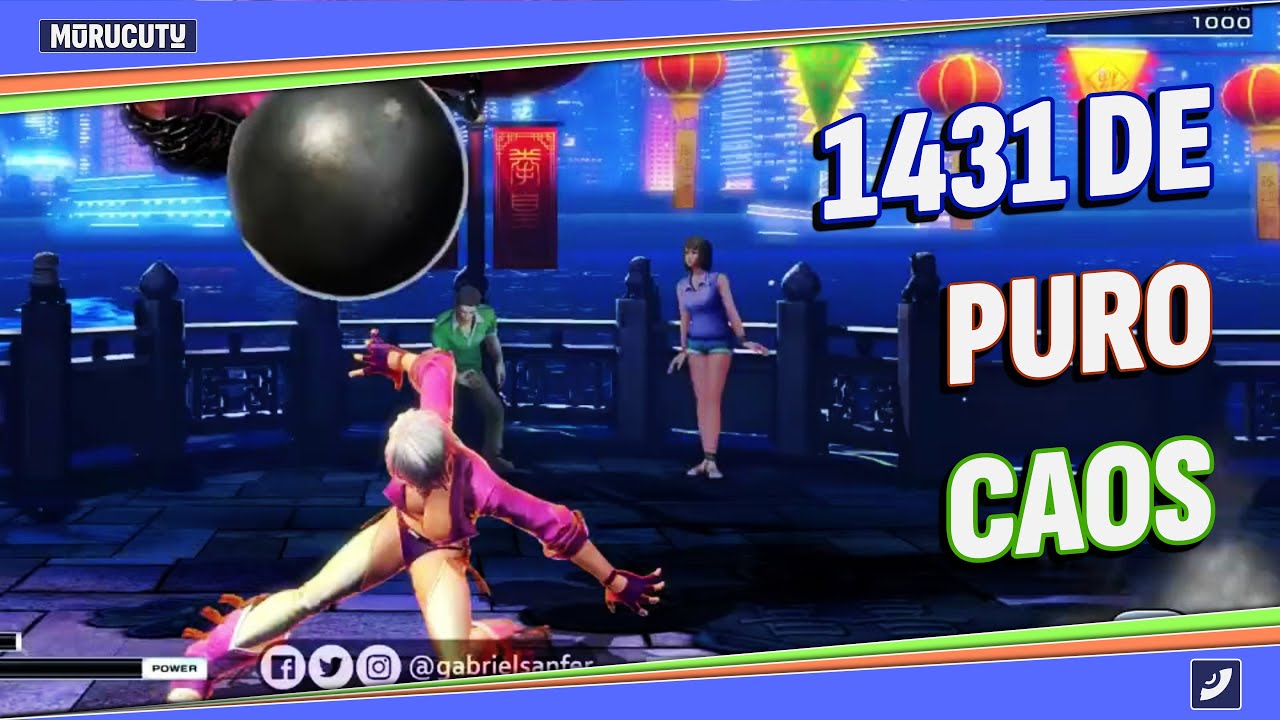 KOF XIV Angel D1431 2M1 GRS Combo - YouTube