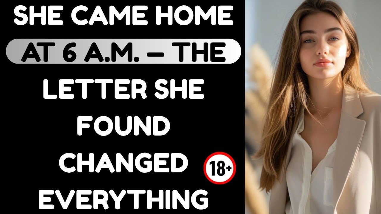 SHE CAME HOME AT 6 A.M — THE LETTER SHE FOUND CHANGED EVERYTHING # ...