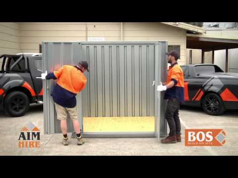 BOS (Build on Site) Containers - YouTube