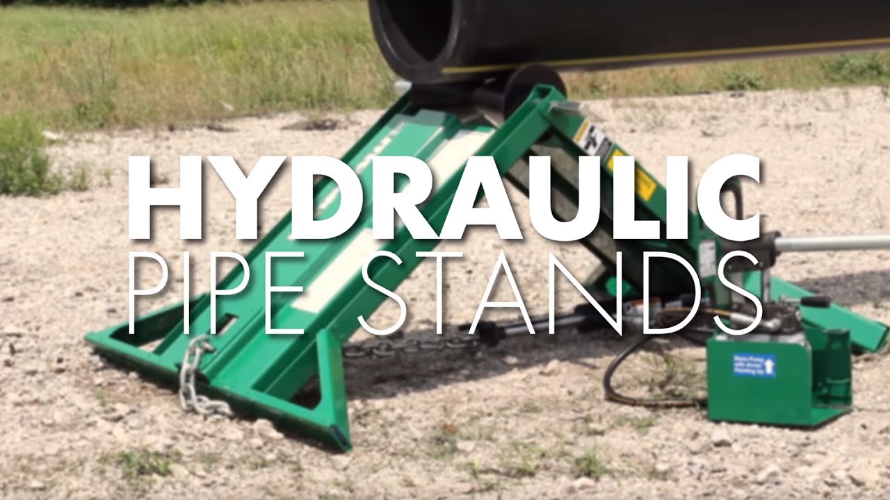 Hydraulic Pipe Stands from McElroy® - YouTube