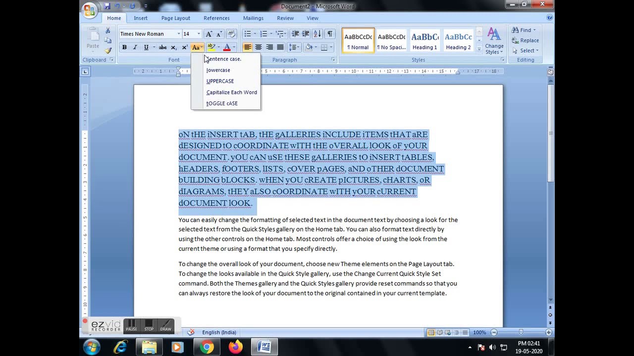 Learn MS Word Home Tab in just 10 Minutes. - YouTube