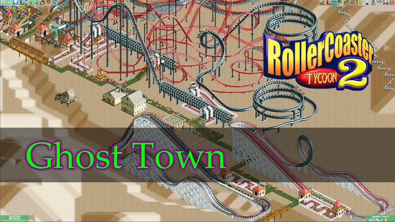 High Excitement Rating | Building 10 Huge Coasters | Ghost Town | Hard ...