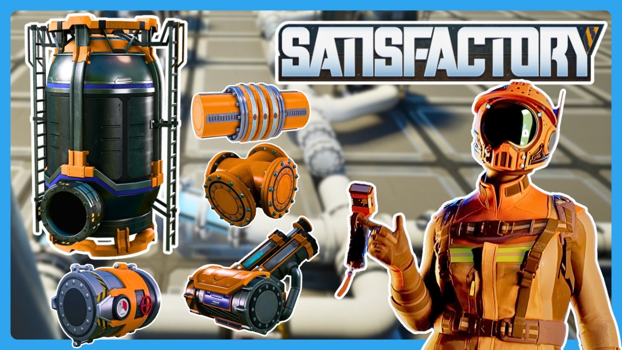 La MEJOR guía de FLUIDOS en ESPAÑOL | Satisfactory - YouTube