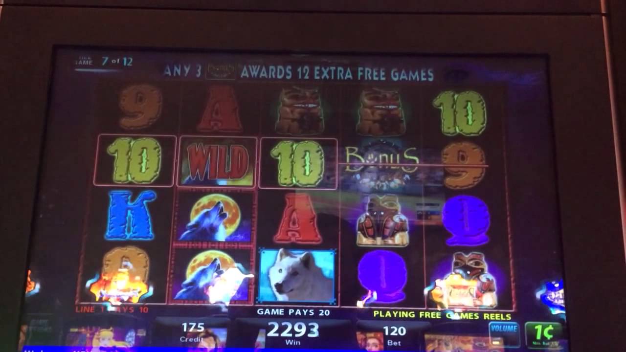 Dynasty Wolf Run slot machine free spins bonus - YouTube