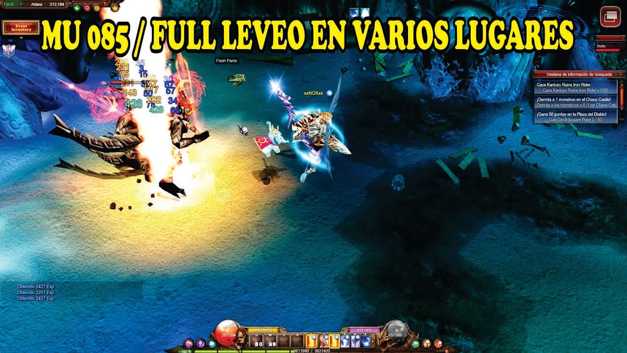 MU ONLINE WEBZEN - 085 FULL LEVEO EN VARIOS LUGARES / GAMEPLAY ESPAÑOL ...