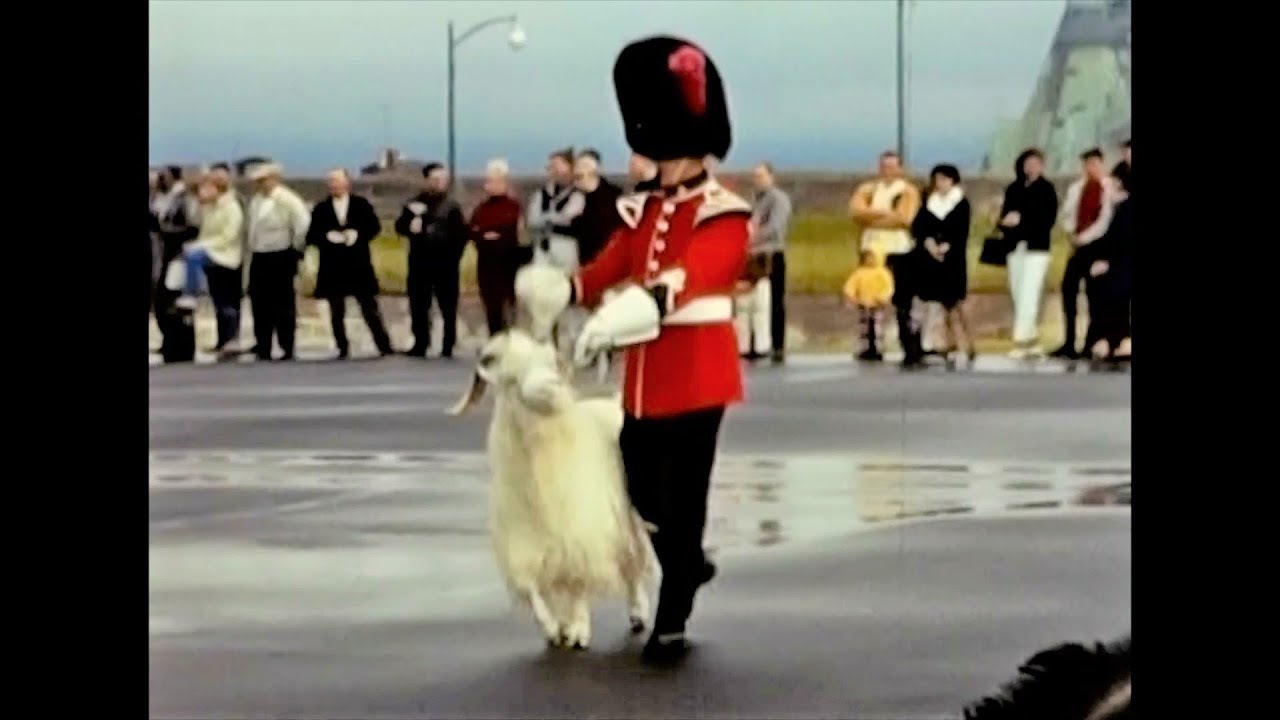 1966.Quebec Citad.Canada.1960s. Scenery and soldier demonstration ...