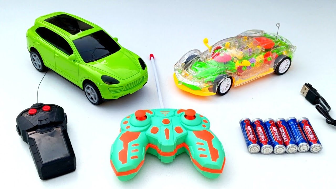transparent 3D lighting RC car and 3D lighting RC Car unboxing in ...