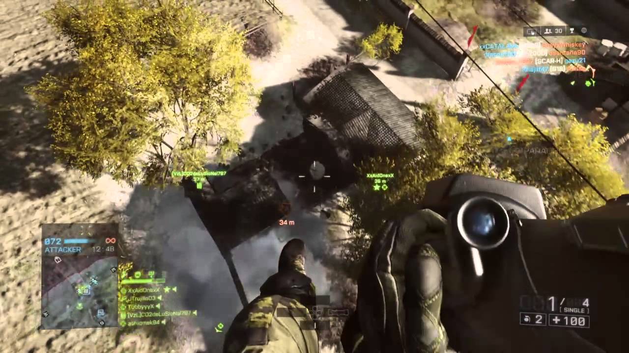Battlefield 4-Repairing Tanks - YouTube