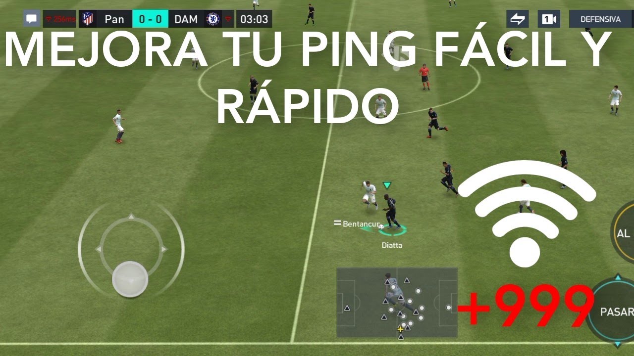 COMO JUGAR FIFA MOBILE SIN LAG | MEJORA EL PING EN FIFA MOBILE - YouTube
