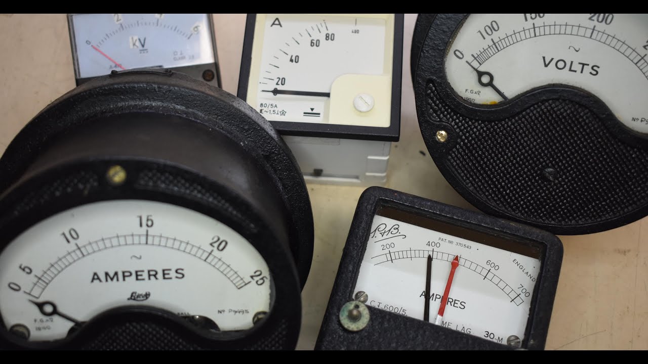 Old Vintage Analogue Meters - YouTube