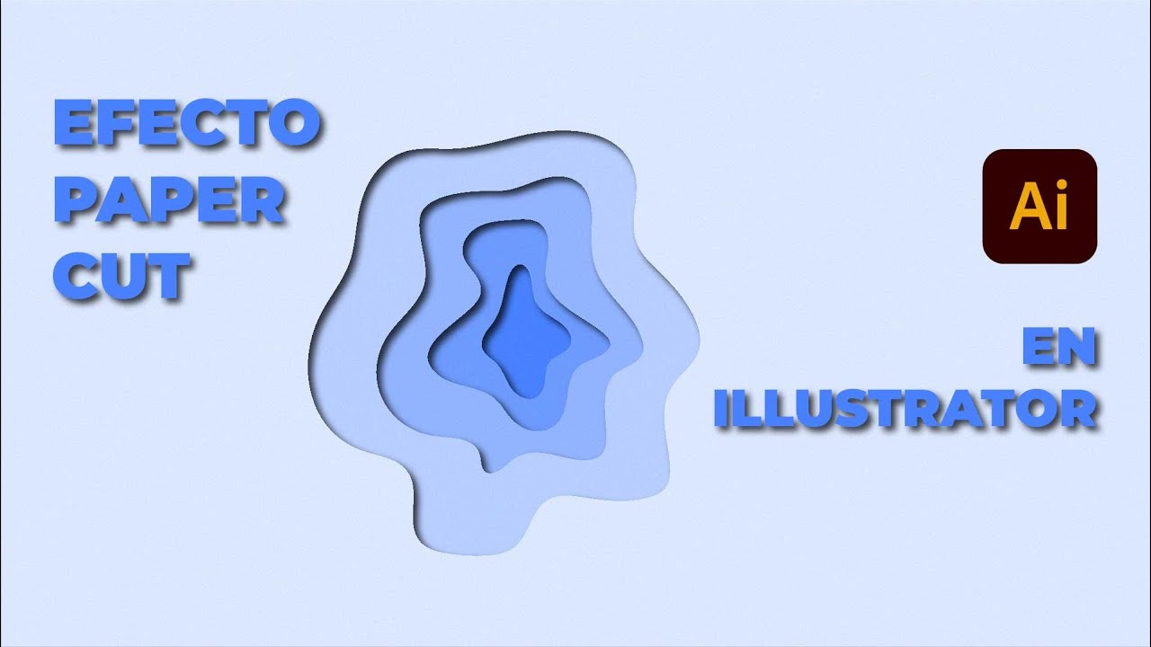Efecto Paper Cut | Illustrator - YouTube
