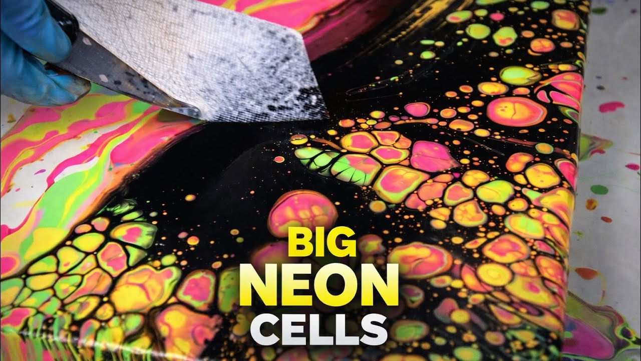 The Swipe Technique That Creates Stunning Neon Cells - YouTube