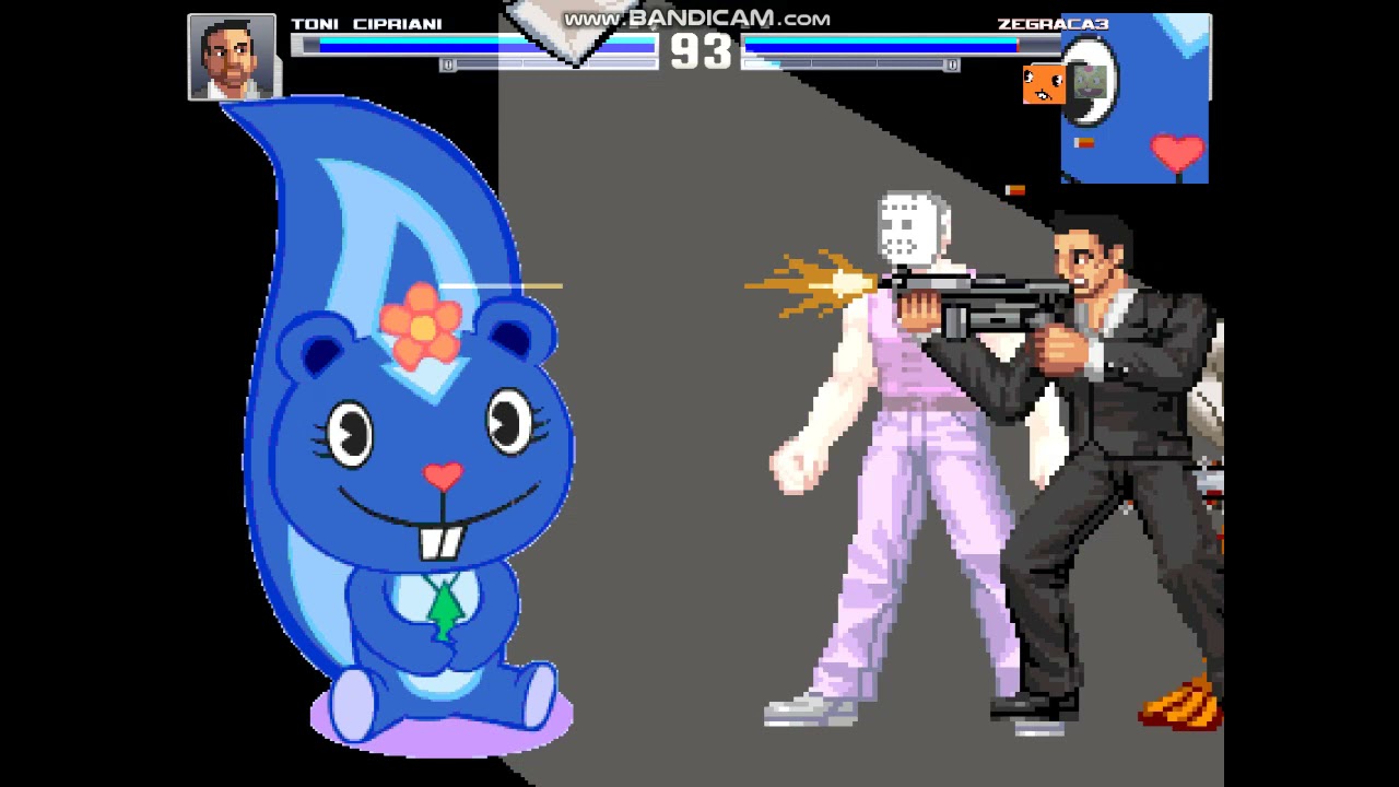 mugen-Beat Down of the Happy Tree Friends characters (Part 4) - YouTube