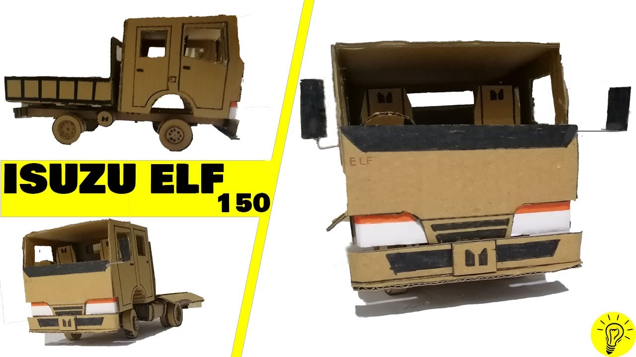 HOW TO MAKE A ISUZU ELF 150 TRUCK-[At home] - YouTube