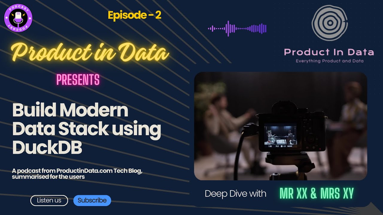 How to Build Modern Data Stack? How to use DuckDB? #duckdb #datasystems #productindata # ...