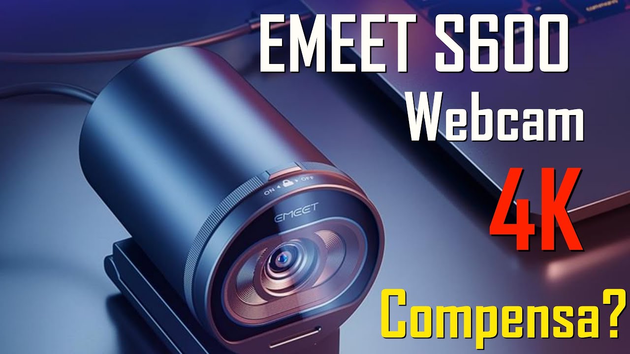 Explore a Qualidade 4K da Webcam EMEET S600 - YouTube